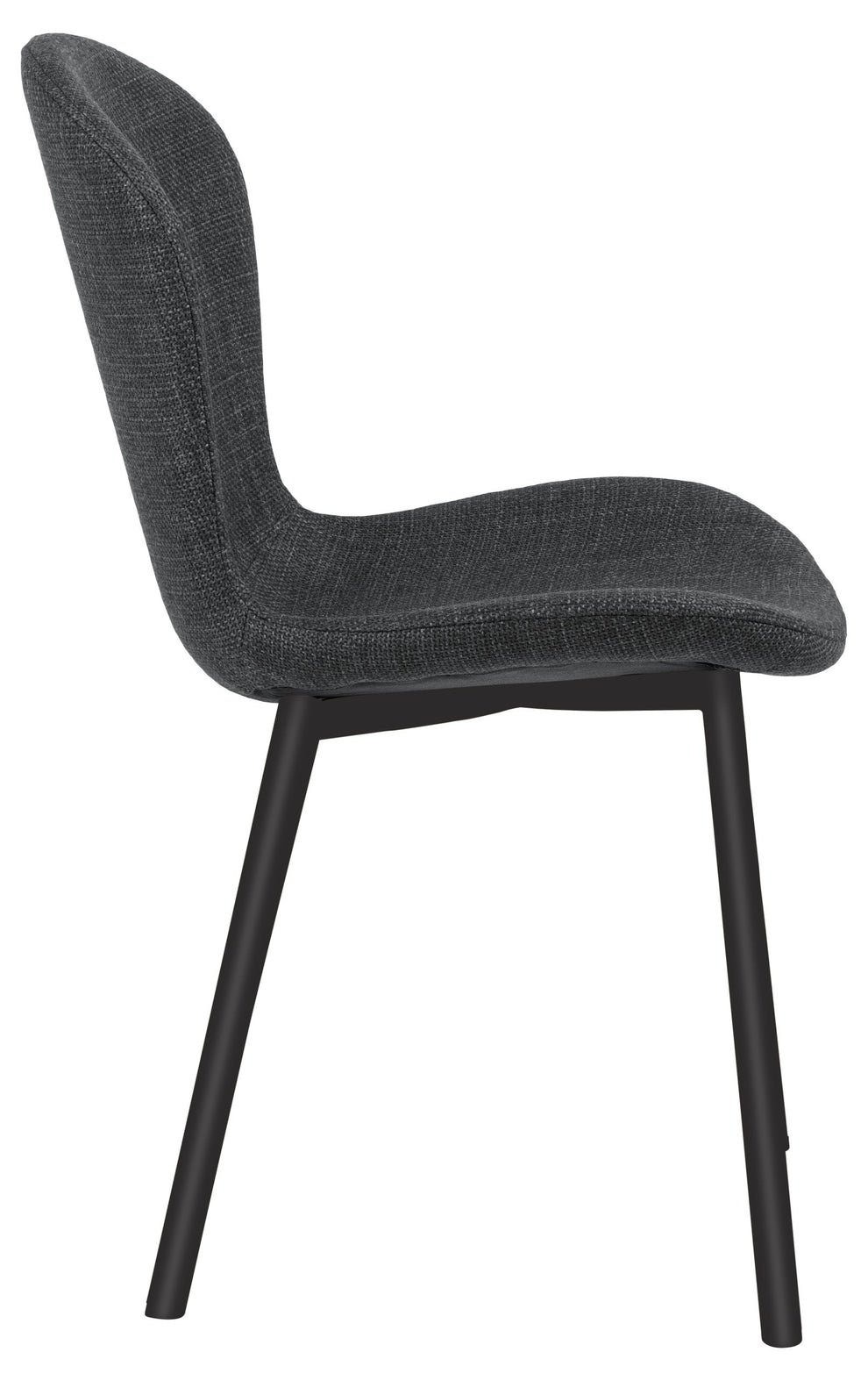Maya Fabric Dining Chair Set of 4 - Black Legs – Alfresco Collective
