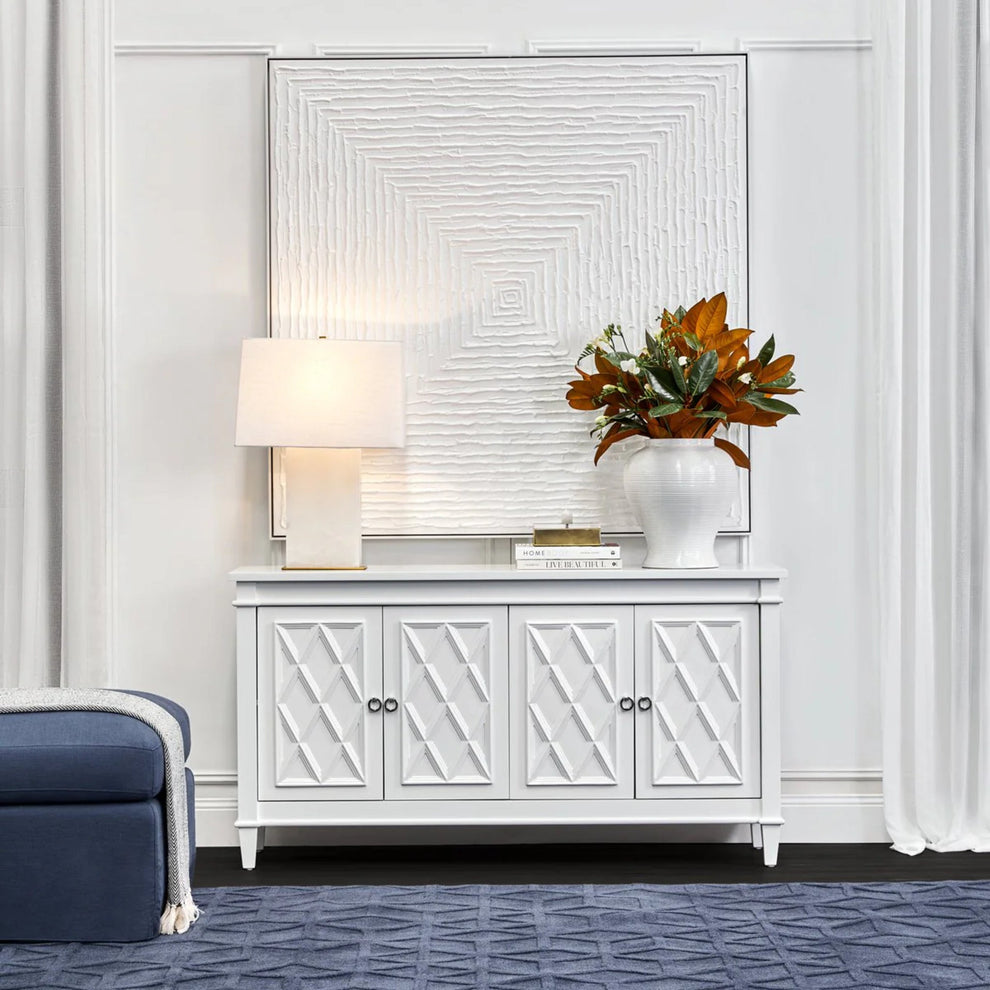 Plantation Hampton Sideboard Buffet Table - White – Alfresco Collective